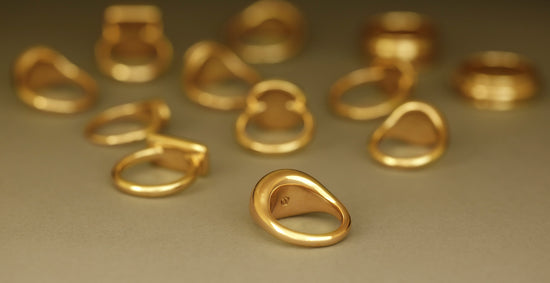 George Rings | Understated Jewelry Cast in 18k Yellow Gold