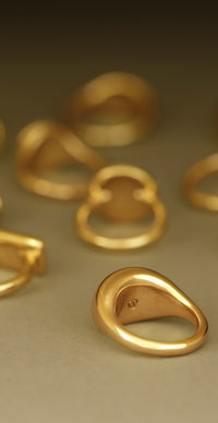 George Rings | Understated Jewelry Cast in 18k Yellow Gold