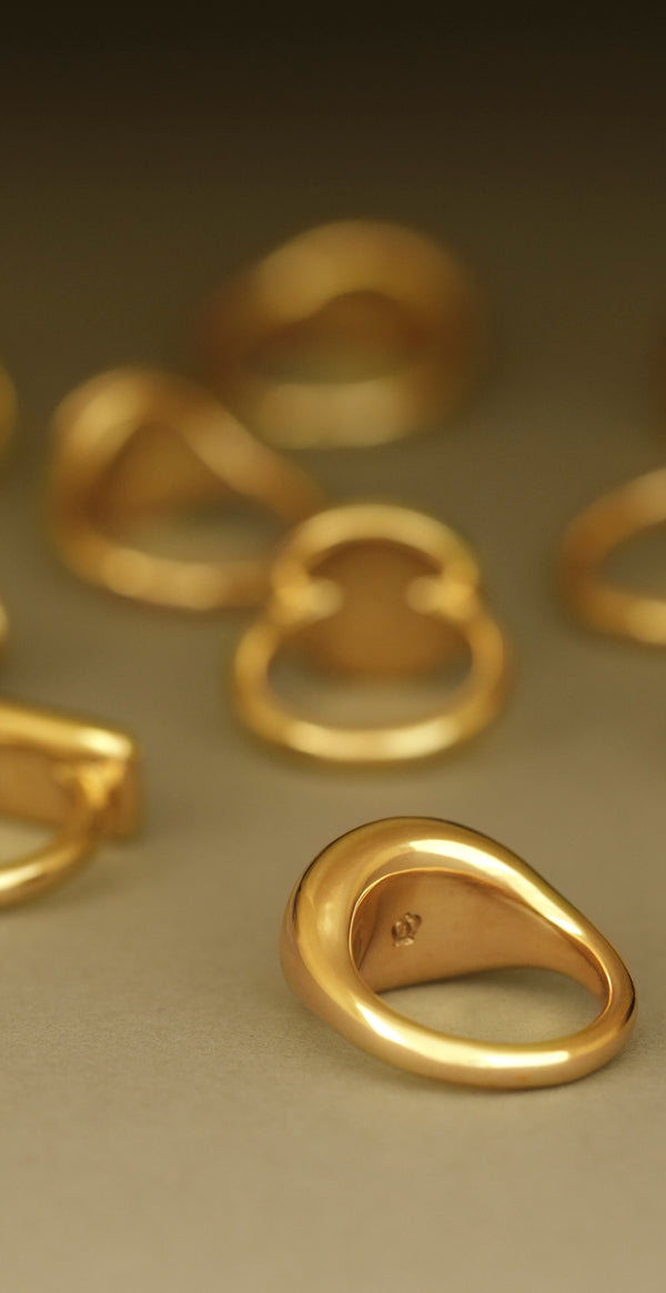 George Rings | Understated Jewelry Cast in 18k Yellow Gold