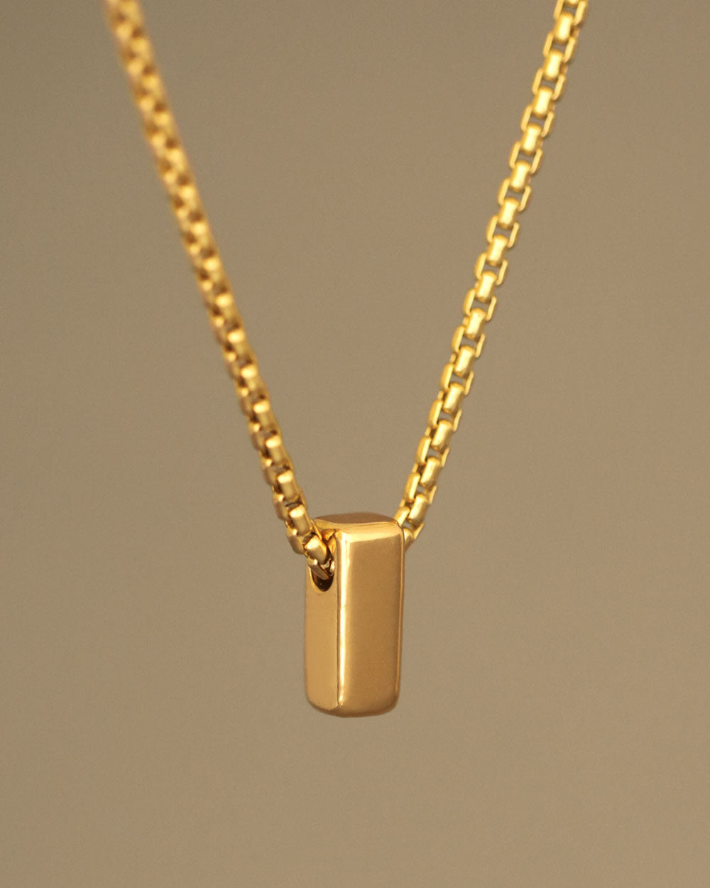 18k Gold Bar Necklace | Carol Leskanic x George Rings