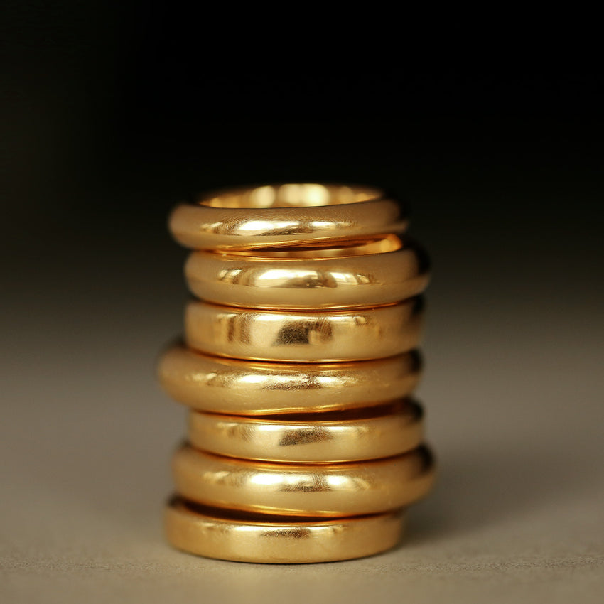 George Rings | Understated Jewelry Cast in 18K Yellow Gold