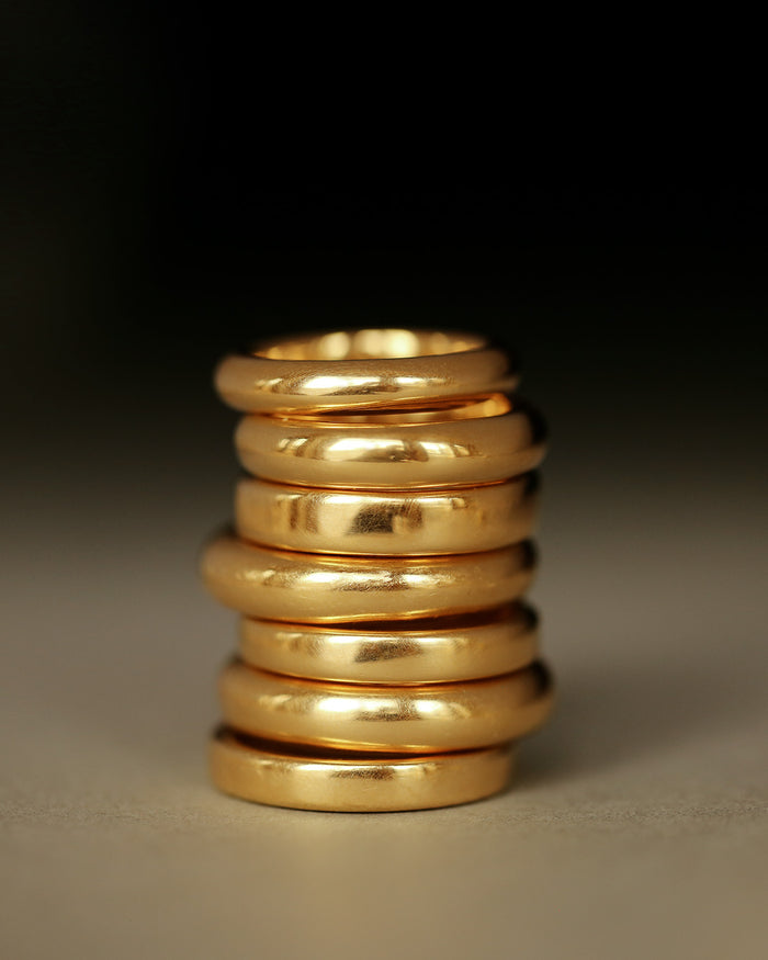 George Rings | Understated Jewelry Cast in 18k Yellow Gold