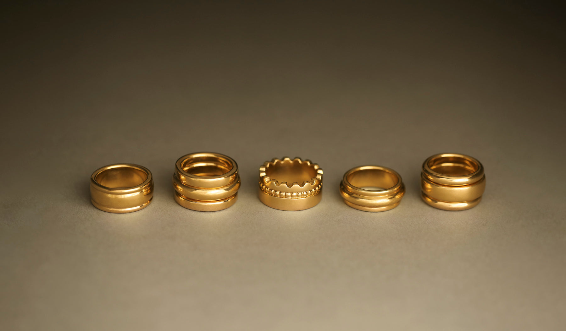 George Rings | Understated Jewelry Cast in 18k Yellow Gold