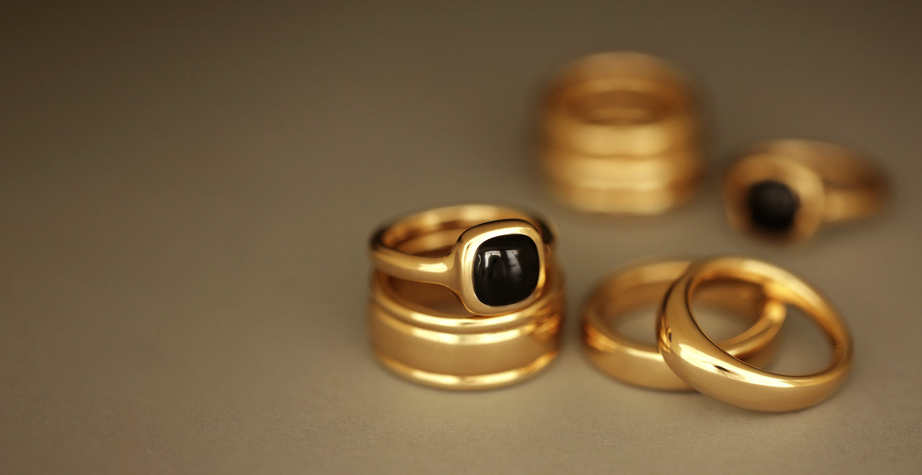 George Rings | Understated Jewelry Cast in 18k Yellow Gold